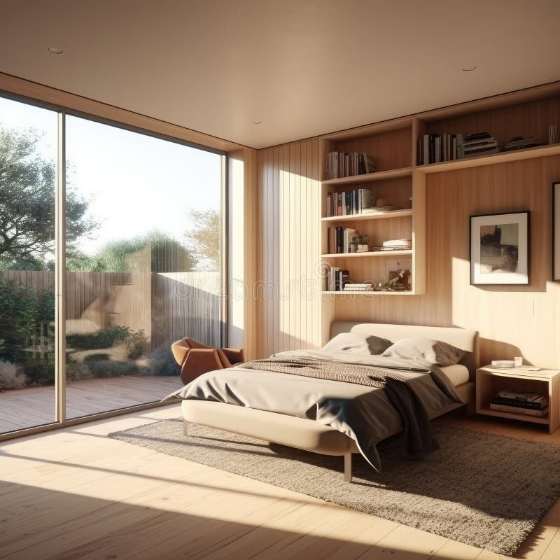 Bedroom Interior,Interior Scene and Mockup,Modern Hotel Bedroom ...