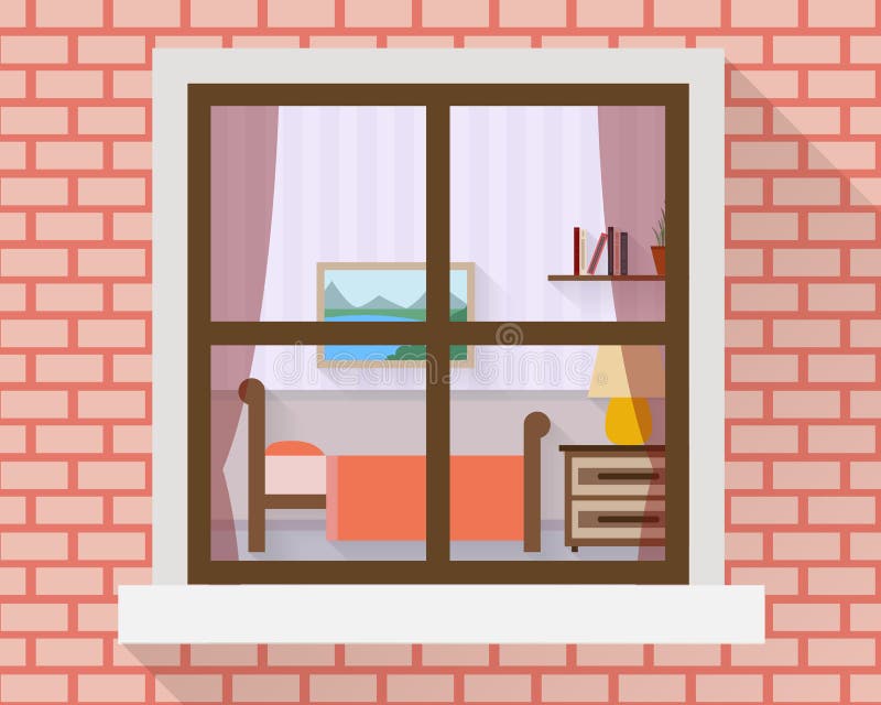 Bedroom Window Stock Illustrations – 140,716 Bedroom Window Stock ...