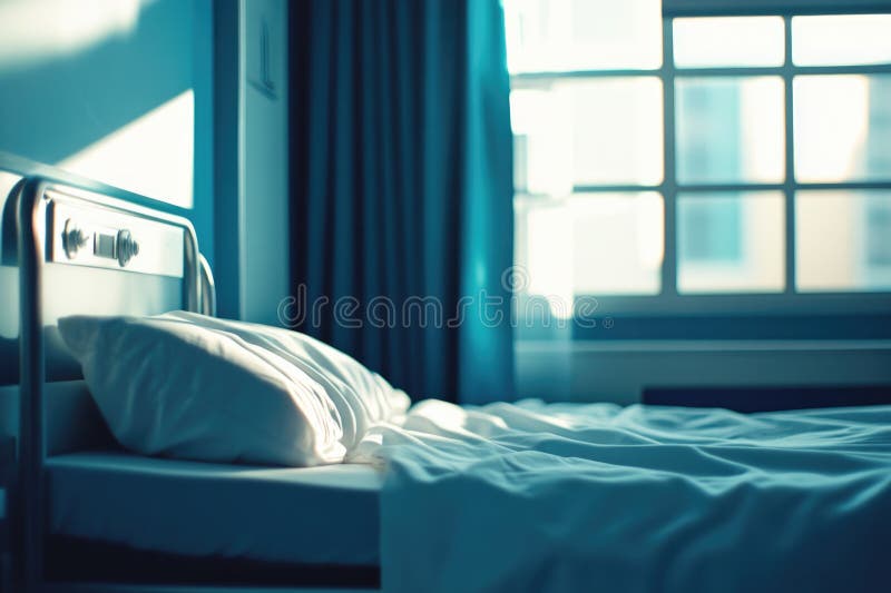 Bedroom with Window View stock image. Image of room - 378299953