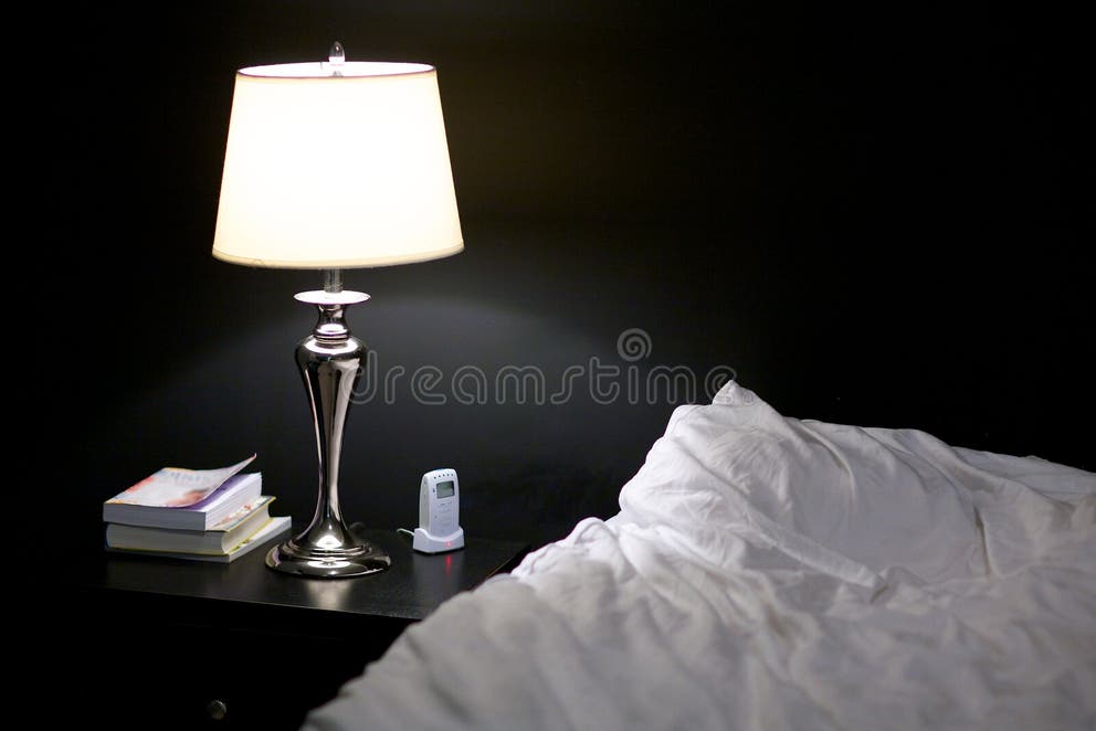 Bedside lamp stock image. Image of inside, decoration - 22640961