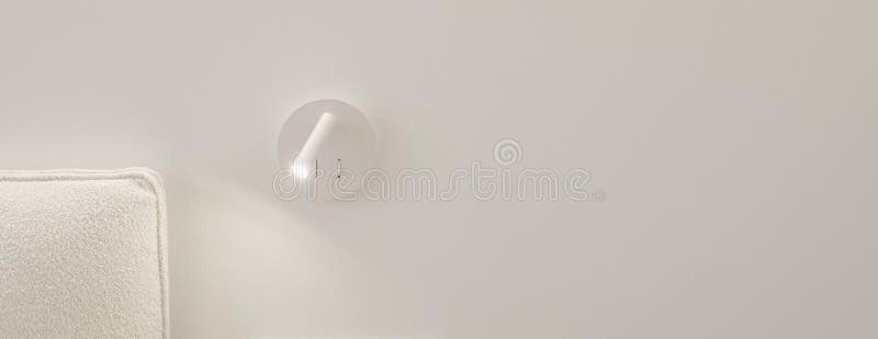 Bedside White LED Wall Lamp Illuminating. Creative Modern Wall Light ...