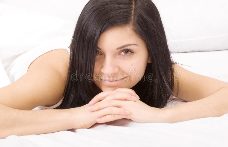 Bedtime stock image. Image of bedding, morning, enjoy - 17266157