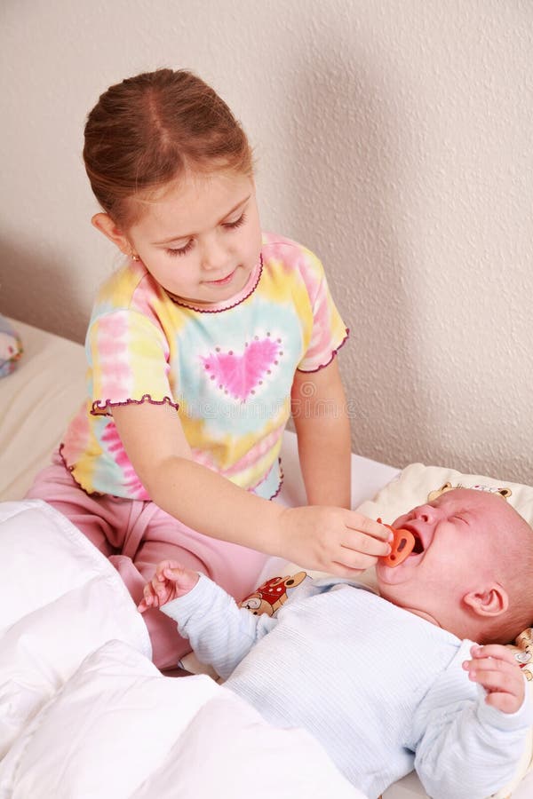 Bedtime stock photo. Image of baby, sleepy, angel, crying - 7075600