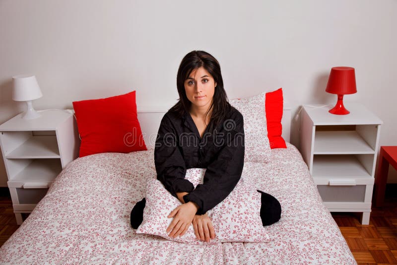 Bedtime stock photo. Image of healthy, lady, lovely, fresh - 34070220