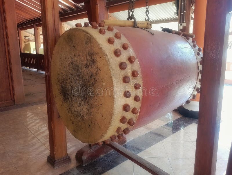 Bedug stock photo. Image of religion, village, wood - 338140756