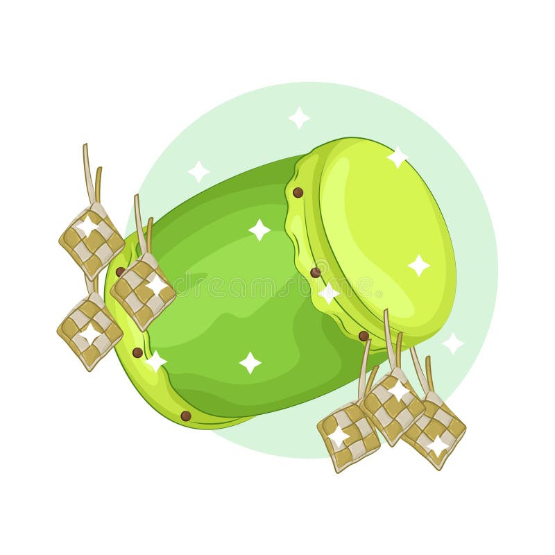 Bedug Played with Soft Hammers and Produces a Resonant Sound. Flat ...