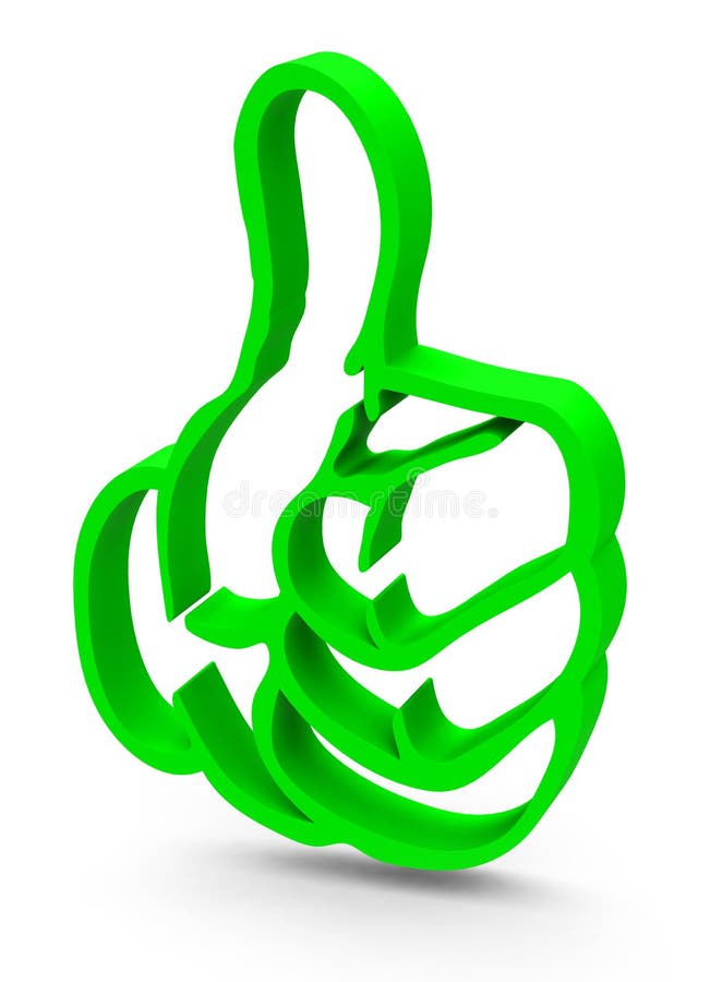 Groene Duim Omhoog En Rode Duim Omlaag - Vector Redactionele Afbeelding ...