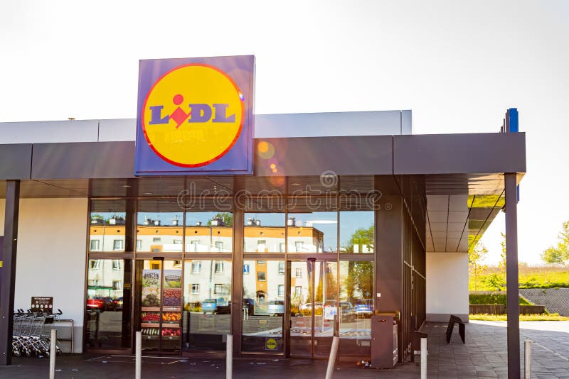 Bedzin, Poland - 14.05 editorial stock image. Image of grocery - 278522694