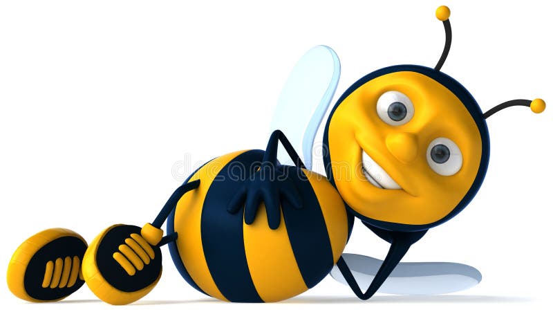 Cool bee stock illustration. Illustration of bumble, stinger - 16536572