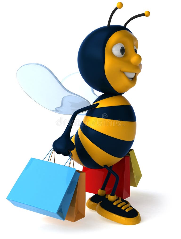 Bee Shopping Stock Illustrations – 1,321 Bee Shopping Stock ...