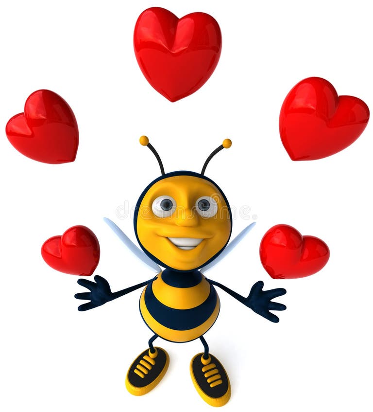 Bee Heart Wings Stock Illustrations – 685 Bee Heart Wings Stock ...