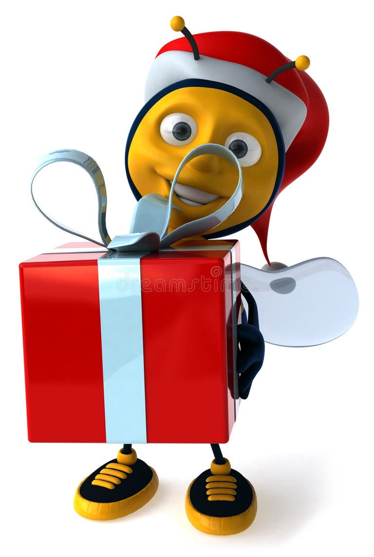 Christmas Honey Bee Stock Illustrations – 1,020 Christmas Honey Bee ...