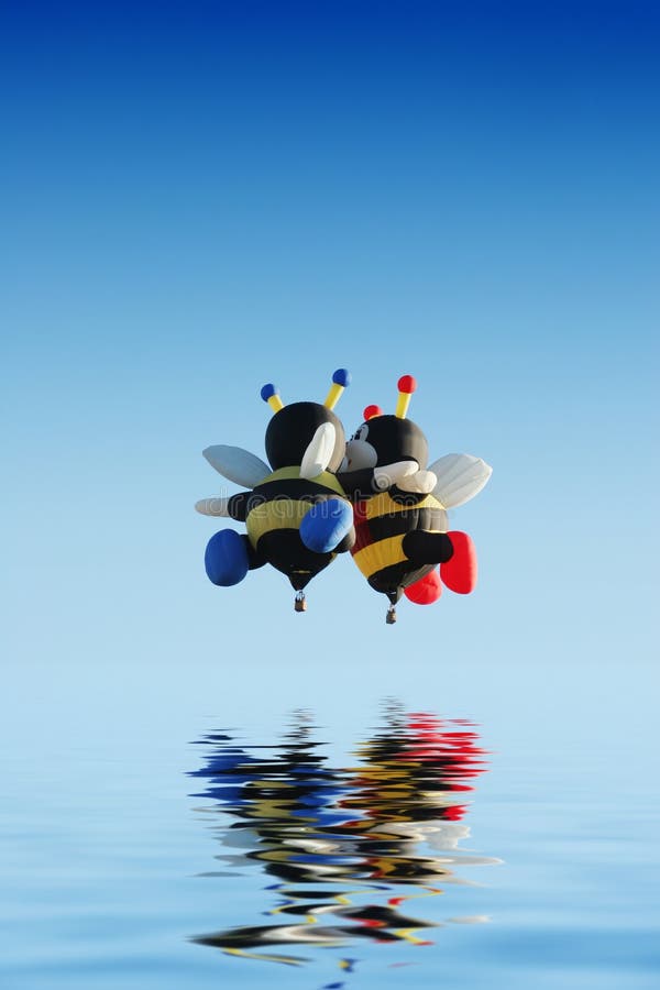 Bee balloons stock photo. Image of festival, transportation - 3314024