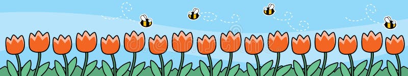 Bee Banner stock vector. Illustration of buzz, nature - 8539667