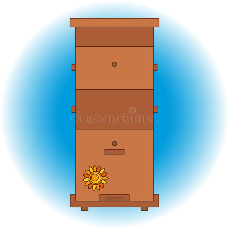 Bee beehive outline stock vector. Illustration of flat - 66791534 Bee beehive outline stock vector. Illustration of flat - 66791534