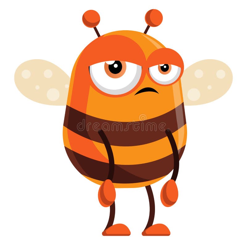 Sad Bee Stock Illustrations – 177 Sad Bee Stock Illustrations, Vectors ...