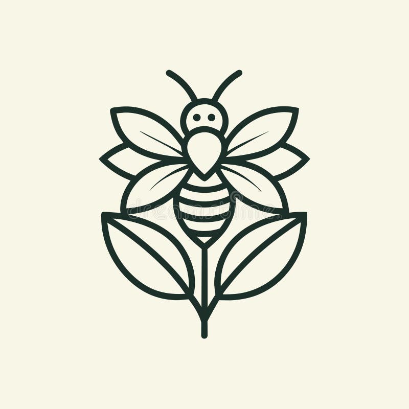 Bee Line Drawing Simple Stock Illustrations – 2,298 Bee Line Drawing ...