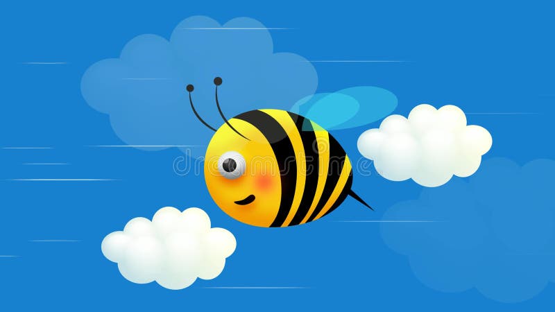 Two Cartoon Flying Birds Animation Stock Video - Video of flight ...