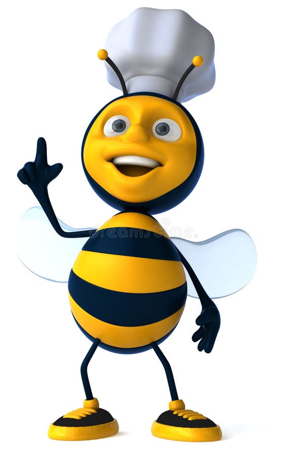 Bee chef stock illustration. Illustration of antenna - 22645036