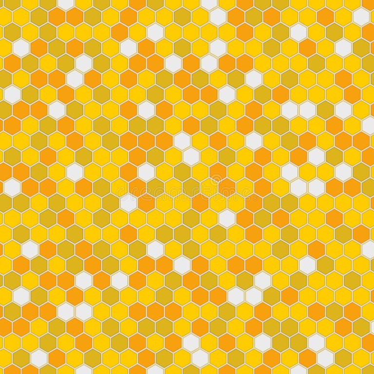 Bee Comb Pattern Illustration Stock Vector - Illustration of medical ...