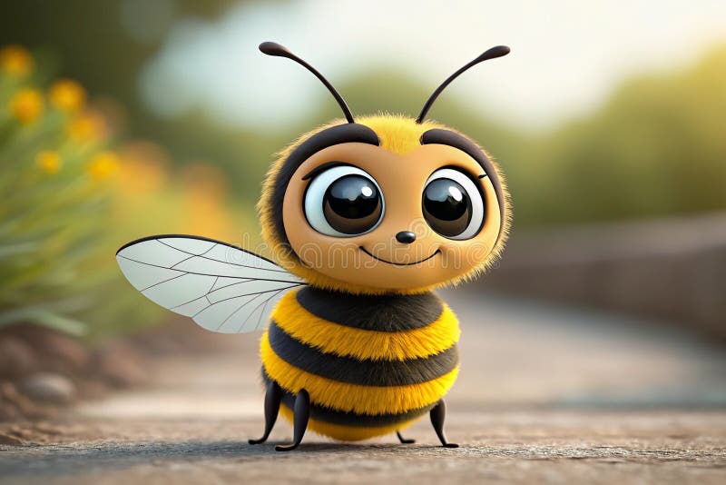 Cartoon Bee Wallpaper
