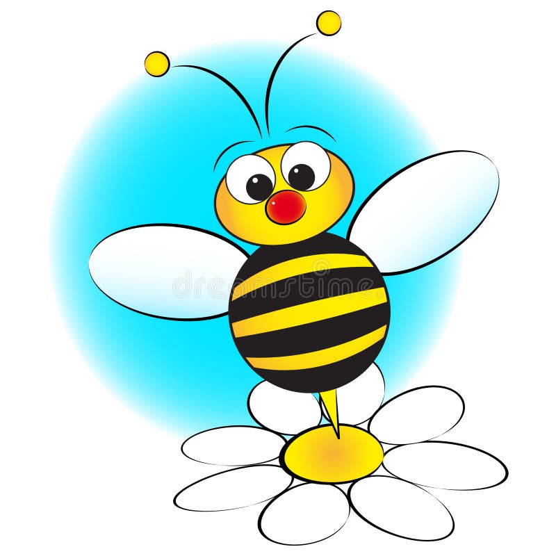 Bee and Daisy - Kid Illustration Stock Vector - Illustration of kids ...