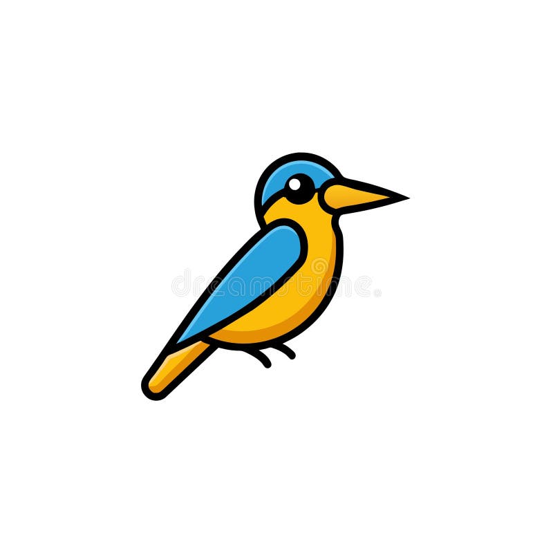 Bee-Eater Bird Goes Icon Vector Illustration Stock Vector ...