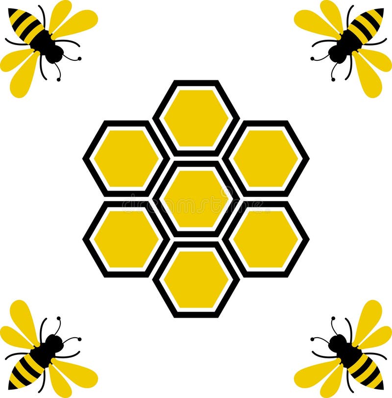 Bee Flying Path. a Bee Flying in a Dotted Line. the Flight Path of Bee ...