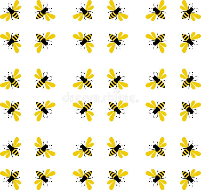 Bee Flying Path. a Bee Flying in a Dotted Line. the Flight Path of Bee ...