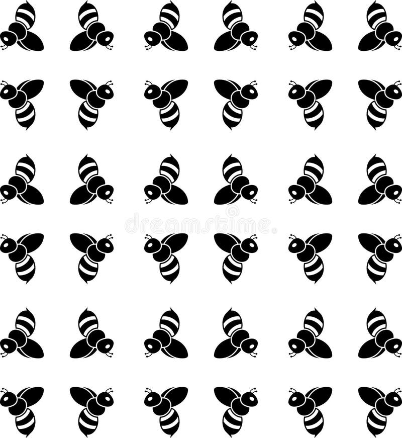 Bee Flying Path. a Bee Flying in a Dotted Line. the Flight Path of Bee ...