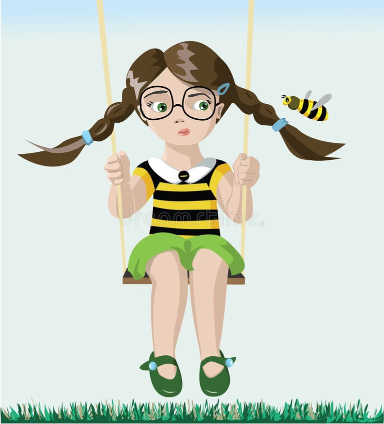 Cartoon Bee Girl Stock Illustrations – 2,587 Cartoon Bee Girl Stock ...