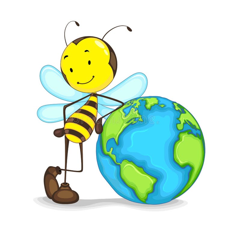 Bee Earth Stock Illustrations – 1,535 Bee Earth Stock Illustrations ...