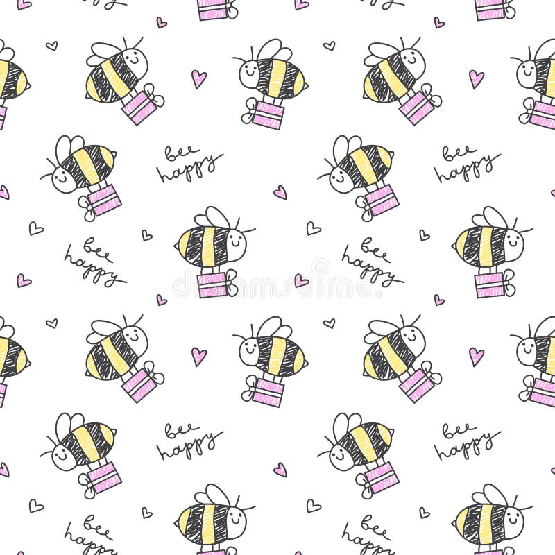 Birthday pattern stock vector. Illustration of cute, cake - 20423939