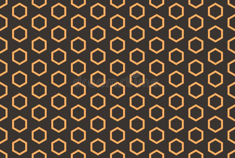 Bee Honey Comb Background Seamless. Simple Seamless Pattern of Bee ...