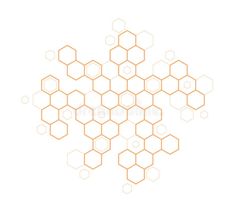 Bee Honey Comb Background . Simple Pattern Bee Honeycomb Cells ...