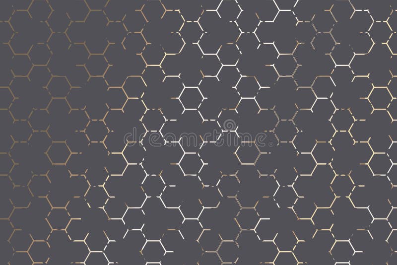 Bee Honeycomb Pattern. Honey Background with Hexagons. Abstract ...