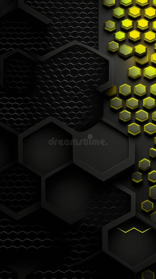 Bee Honeycomb Style Background Image with Black and Yellow Color Scheme ...