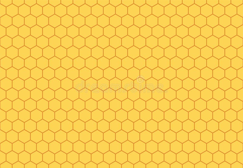 Bee Honeycomb Vector Background Honey Illustration. Beehive Honeycomb ...