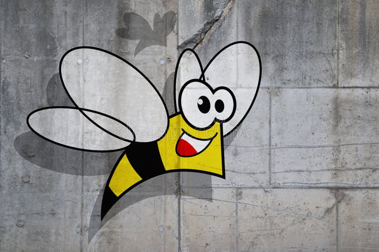 Bee illustration stock illustration. Illustration of mellifera - 41426510