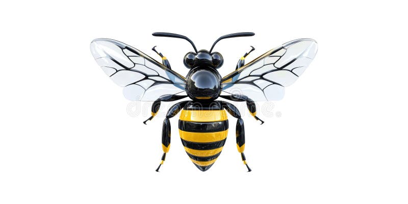Bee, Insect Design and Nature Representation Isolated on Transparent ...