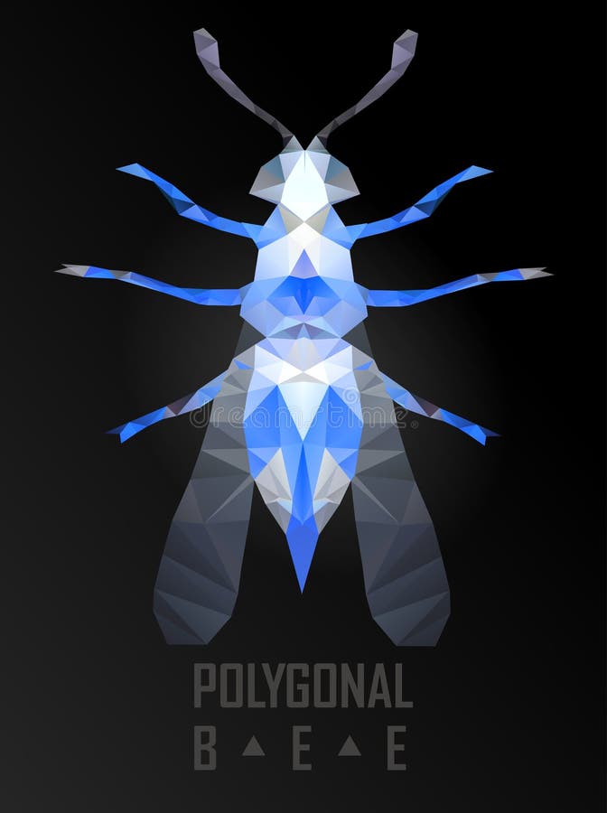 Bee isolated on the white stock illustration. Illustration of honeybee ...