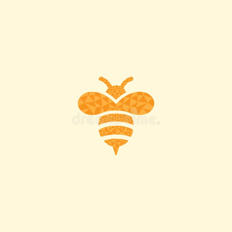 Bee Logo, Unique and Fun Concept Stock Illustration - Illustration of ...