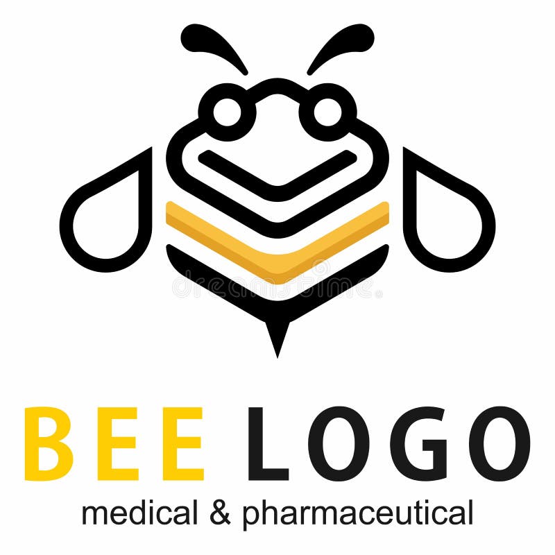 Bee logo icon stock vector. Illustration of healthy - 205703856