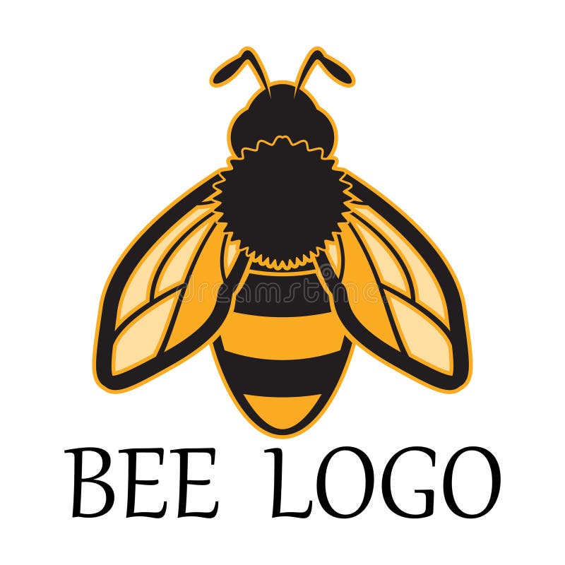 Bee Logo Illustrations Design Icon Stock Vector - Illustration of ...
