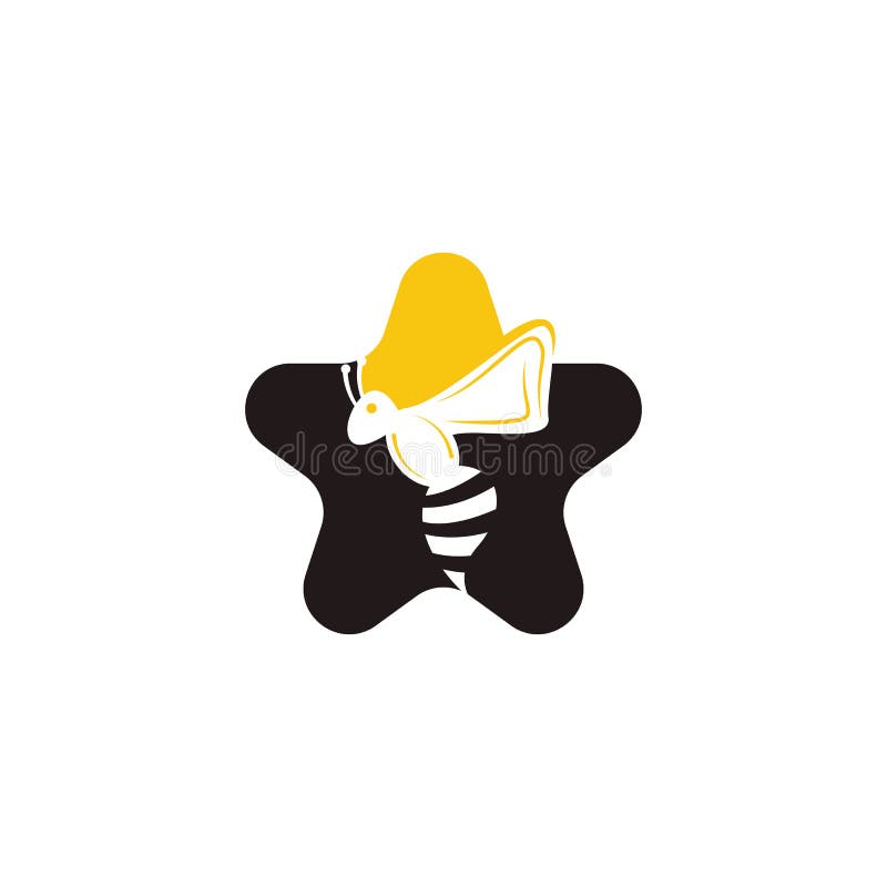 Bee Logo Template Vector Icon Illustration Design. Stock Vector ...