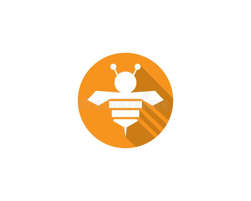 Bee logo vector icon stock vector. Illustration of delivery - 151838934