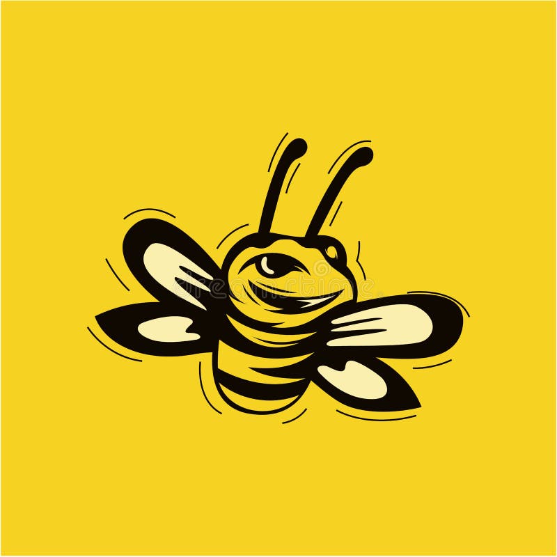 Bee Mascot Logo Design Vector with Modern Illustration Stock Vector ...