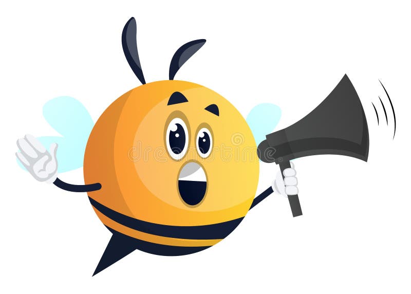 Loud Bee Stock Illustrations – 28 Loud Bee Stock Illustrations, Vectors ...