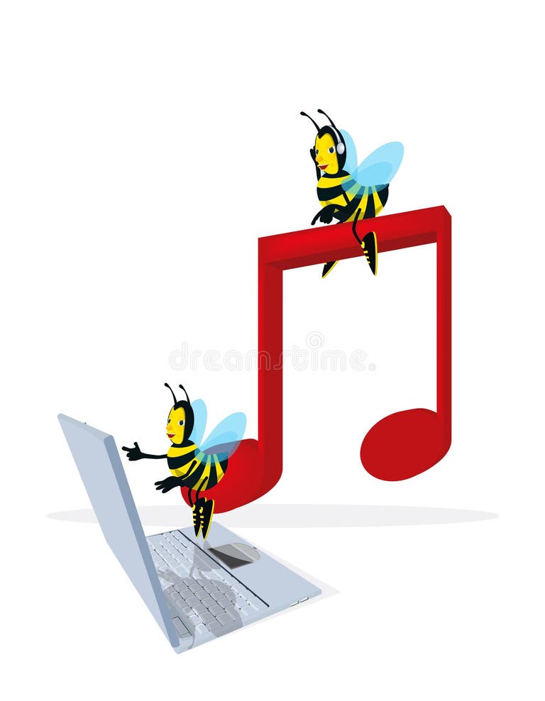 Musical Bee Stock Illustrations – 87 Musical Bee Stock Illustrations ...