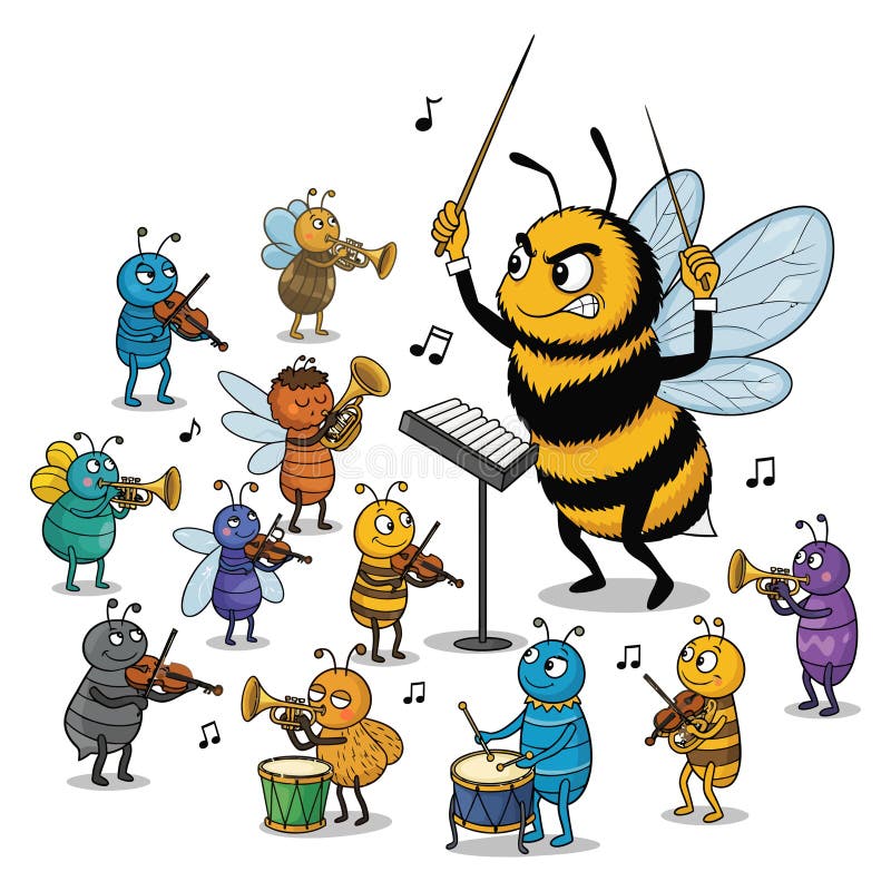 Orchestra Conductor Funny Character Stock Illustrations – 56 Orchestra ...